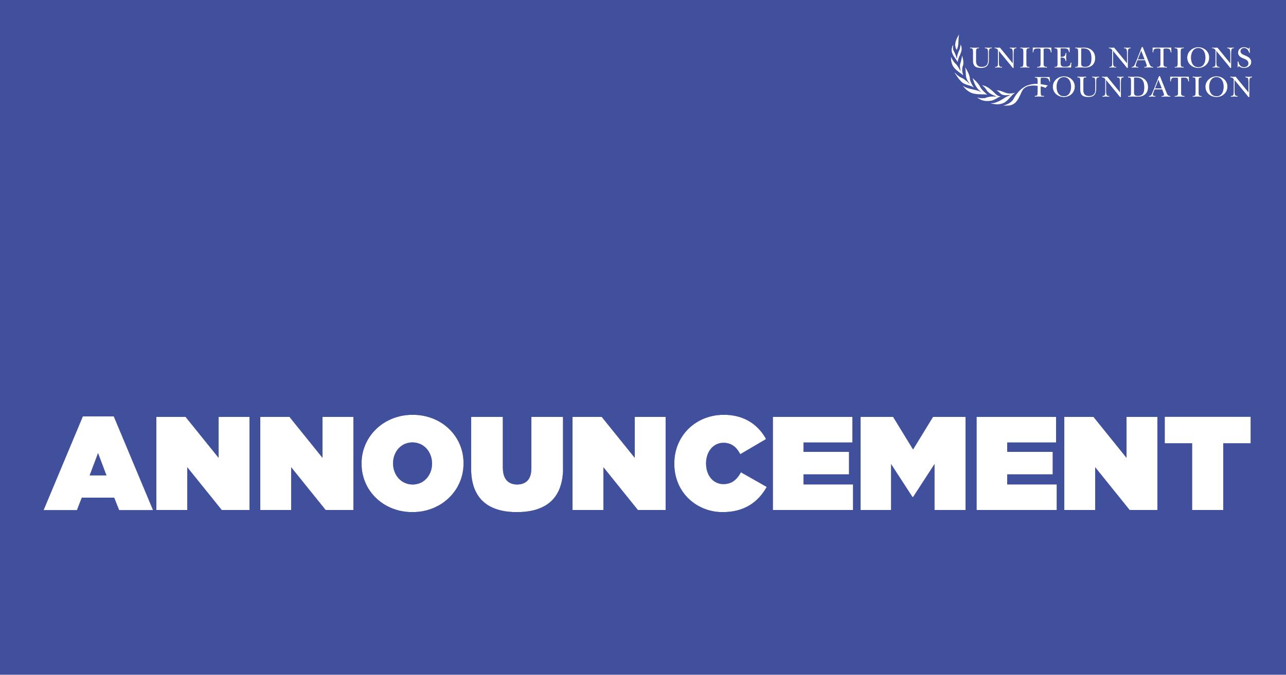 UN Foundation Welcomes Marc-André Blanchard, Susana Malcorra to Board ...